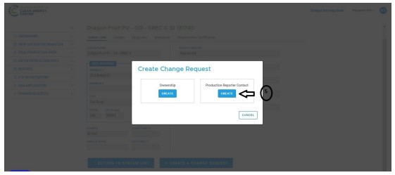 Change Request: Production Reporter – MassCEC
