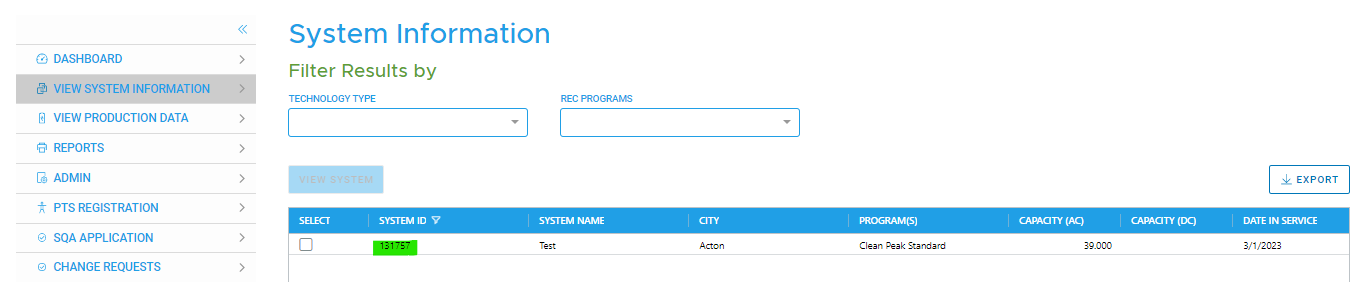 How to view CPS submission and available calculation data in PTS? – MassCEC