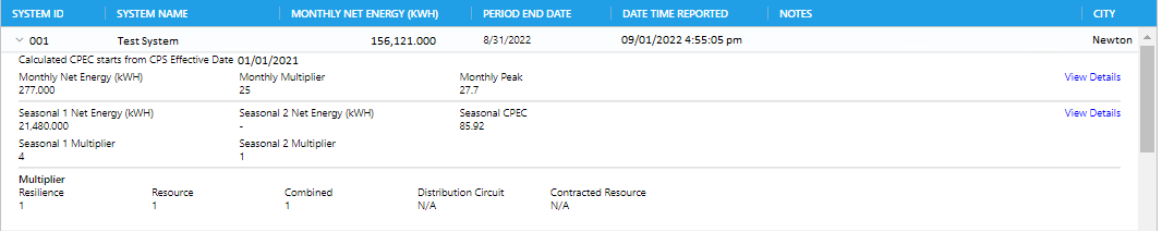 How to view CPS submission and available calculation data in PTS? – MassCEC